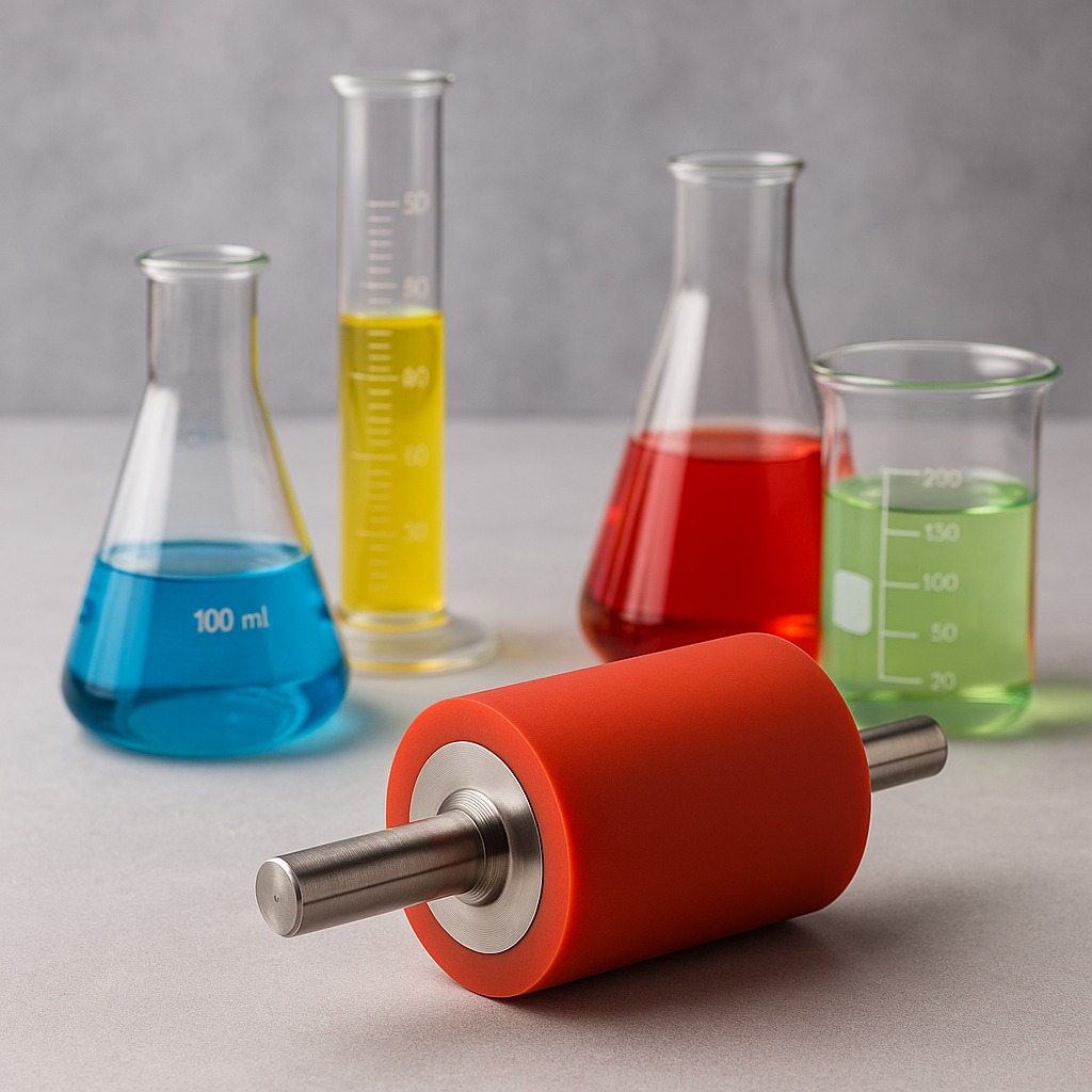 Resistencia química: ¿Qué recubrimiento elegir para tus rodillos ...